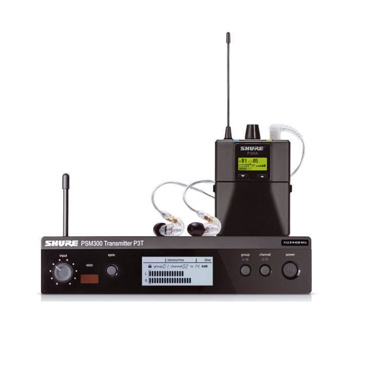 SHURE PSM300 DIVERSITY BODY PACK SE215CL P3TRA215CL | Hari Hari Musik